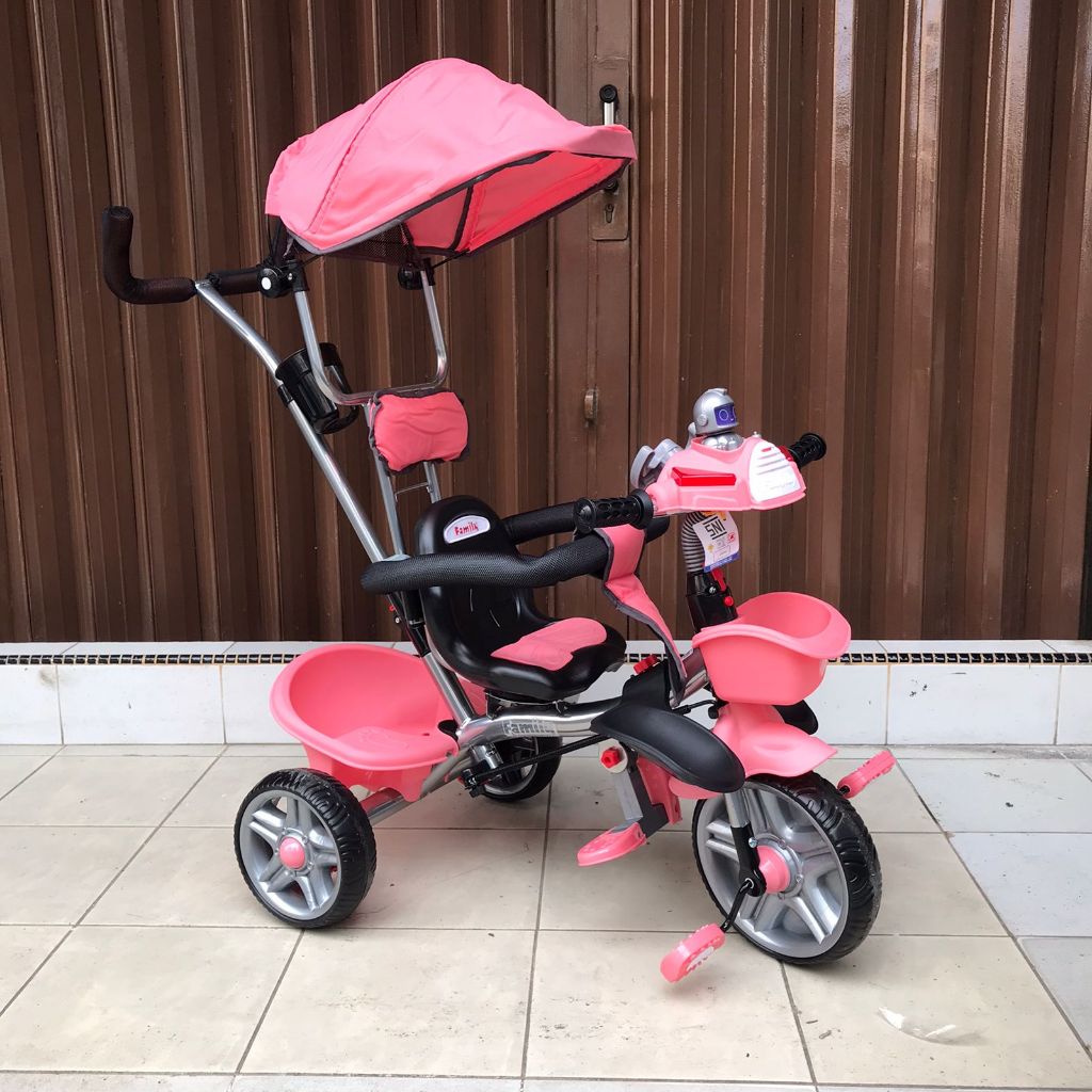 Jual (BATAM) Sepeda Dorong Anak Roda Tiga Tricycle Family Vamos Premium ...
