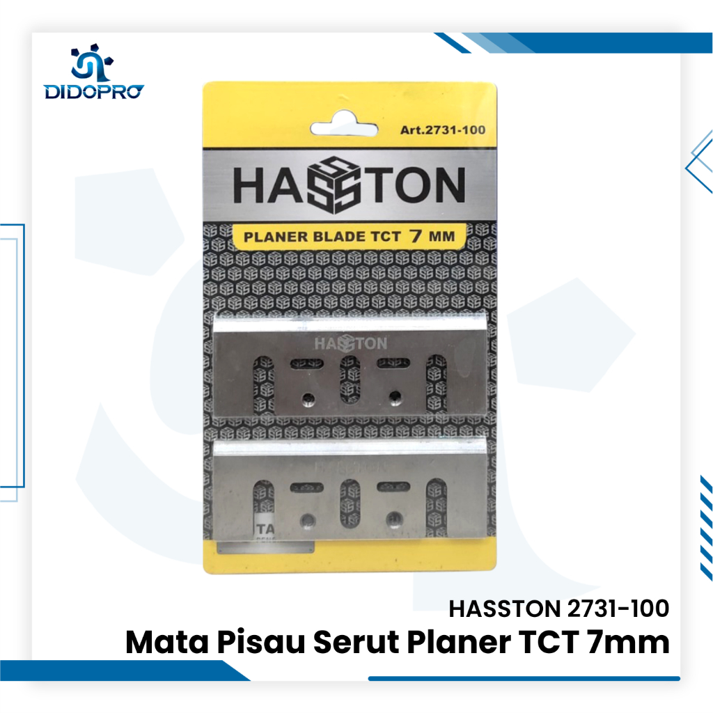 Jual Hasston Prohex Mata Sugu Pisau Serut Planer Blade TCT 7 mili 7mm ...