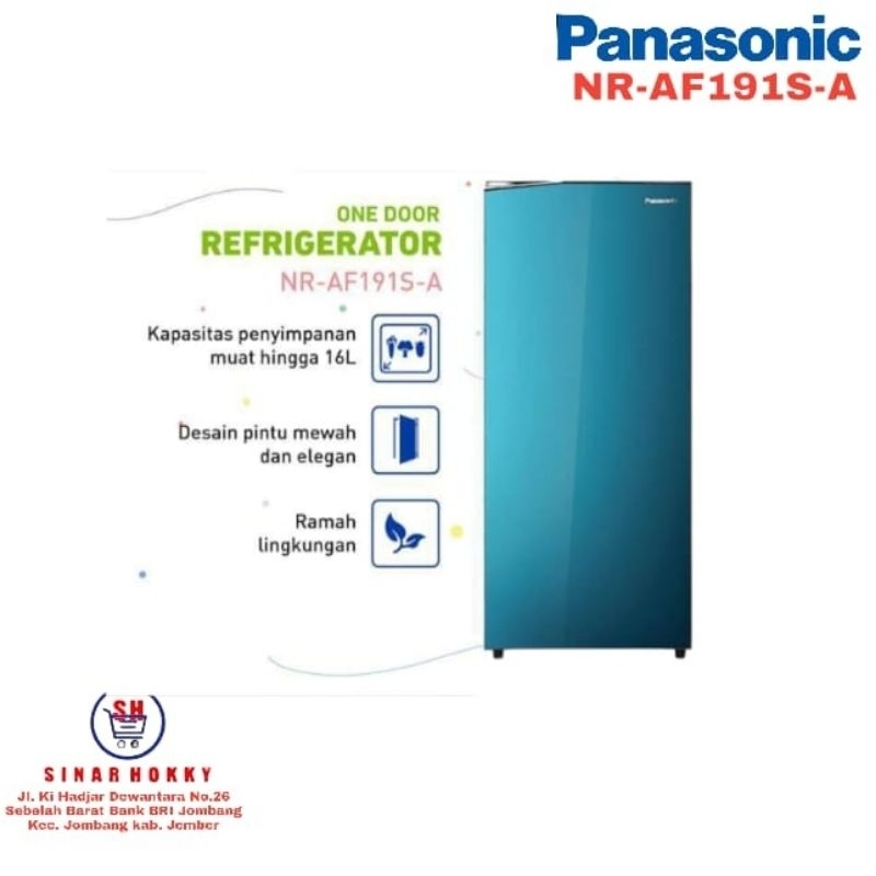 Jual KULKAS PANASONIC 1 PINTU NR AF 191S-A /191 SA BERGARANSI RESMI | Shopee Indonesia