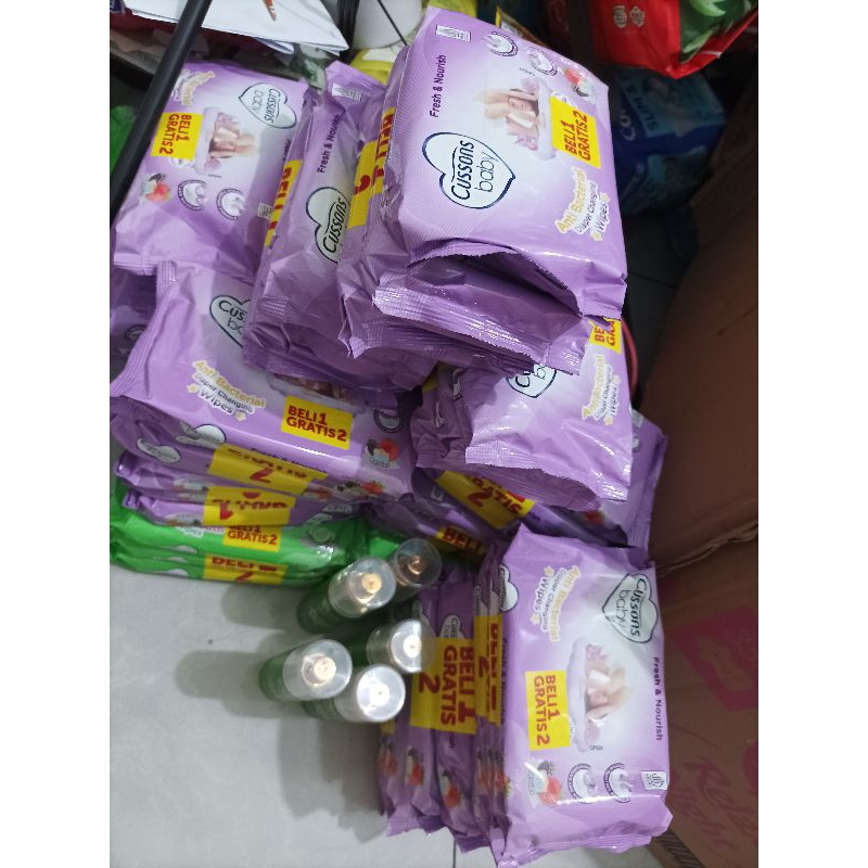 Jual Tisu basah cussons beli 1 gratis 2 pack | Shopee Indonesia