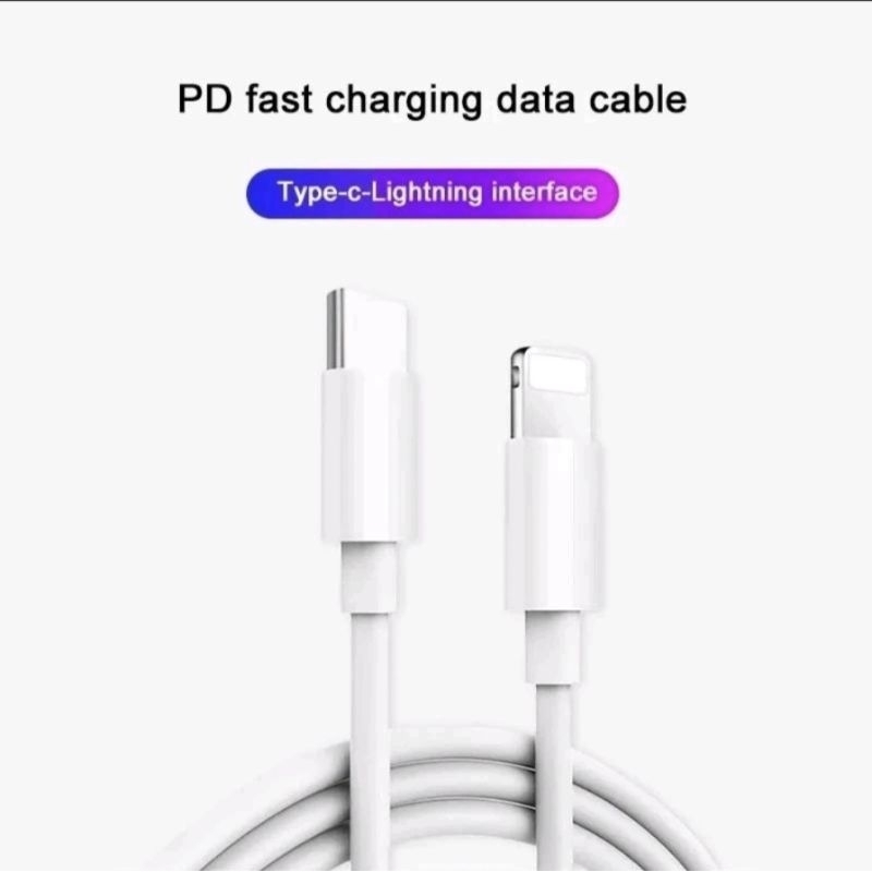 Jual Kabel Data type C to Lighting Iphone / ipad 20W Fast charging | Shopee Indonesia