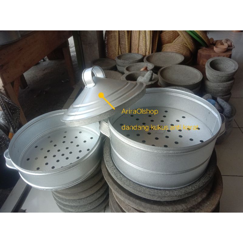 Jual panci kukus kelakat dimsum siomay susun 2 tebal dan anti karat ...