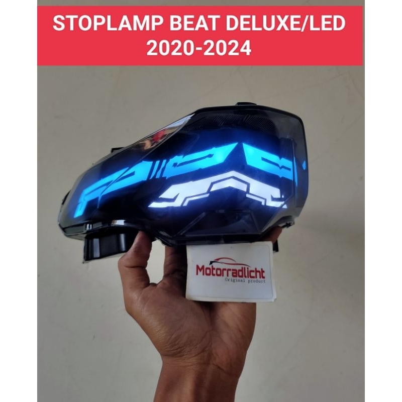 Jual Stoplamp lazy beat deluxe/LED 2020-2024||BLUE ICE | Shopee Indonesia