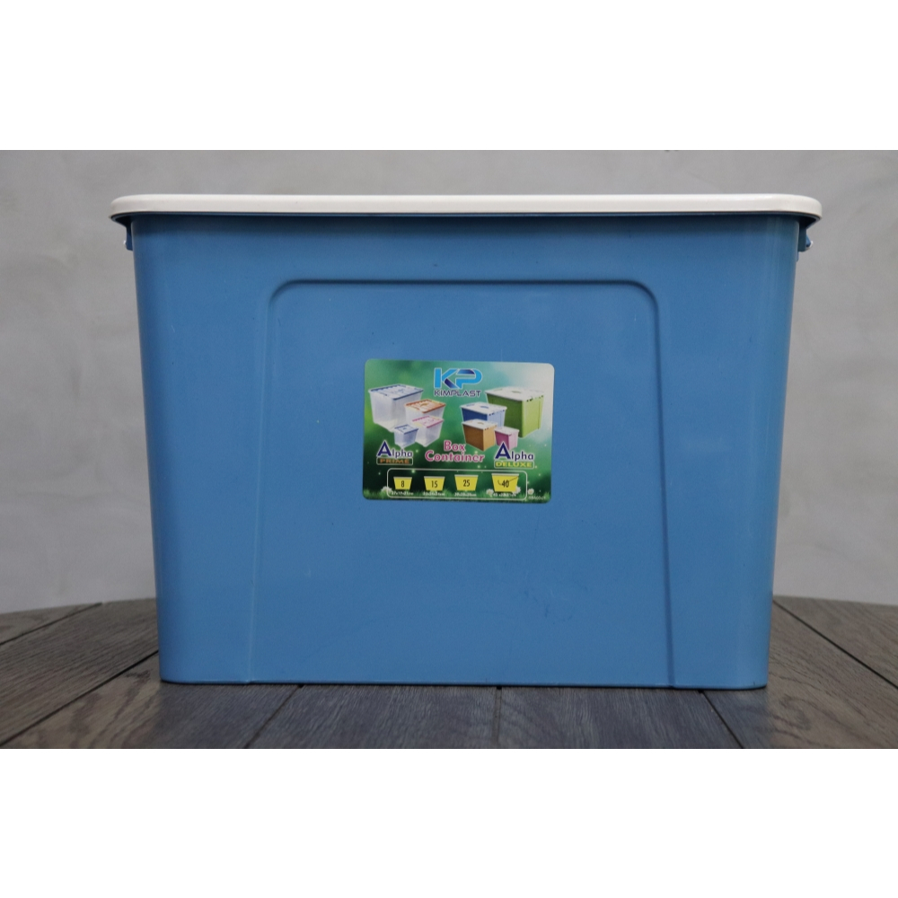 Jual BOX CONTAINER ALPHA 40 LT DELUXE BOX/STORANGEBOX PLASTIK WARNA ...