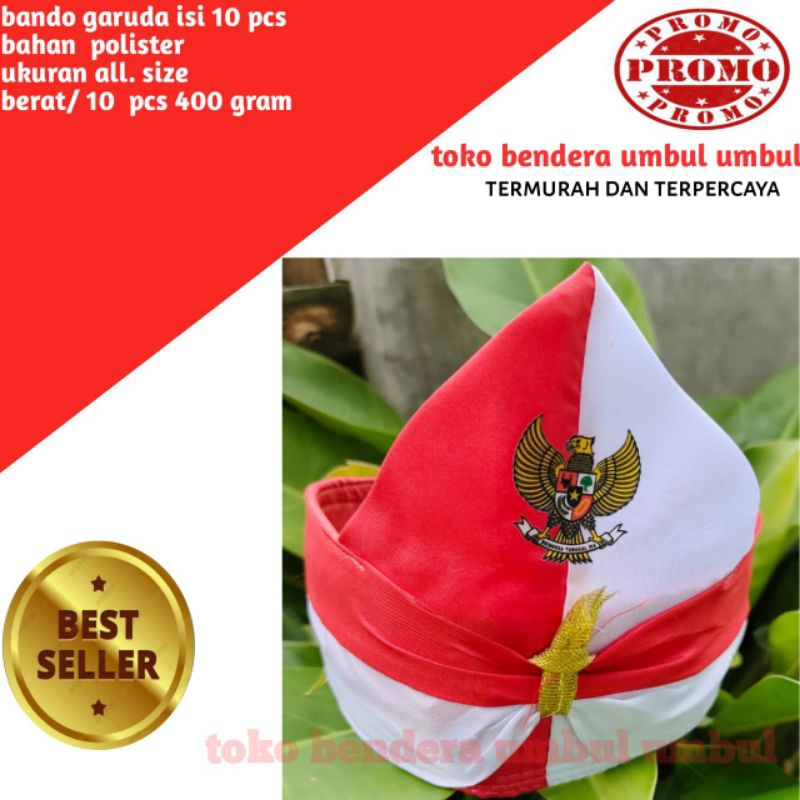 Jual BANDO MERAH PUTIH 10 PCS | Shopee Indonesia