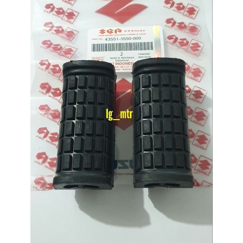 Jual KARET FOOT STEP DEPAN SET KIRI KANAN SMASH SHOGUN 110 125 TORNADO ...