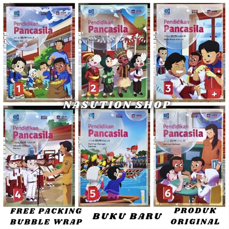 Jual Buku Pendidikan Pancasila Kelas 1 2 3 4 5 6 SD/MI Grafindo Kurikulum Merdeka Original ...