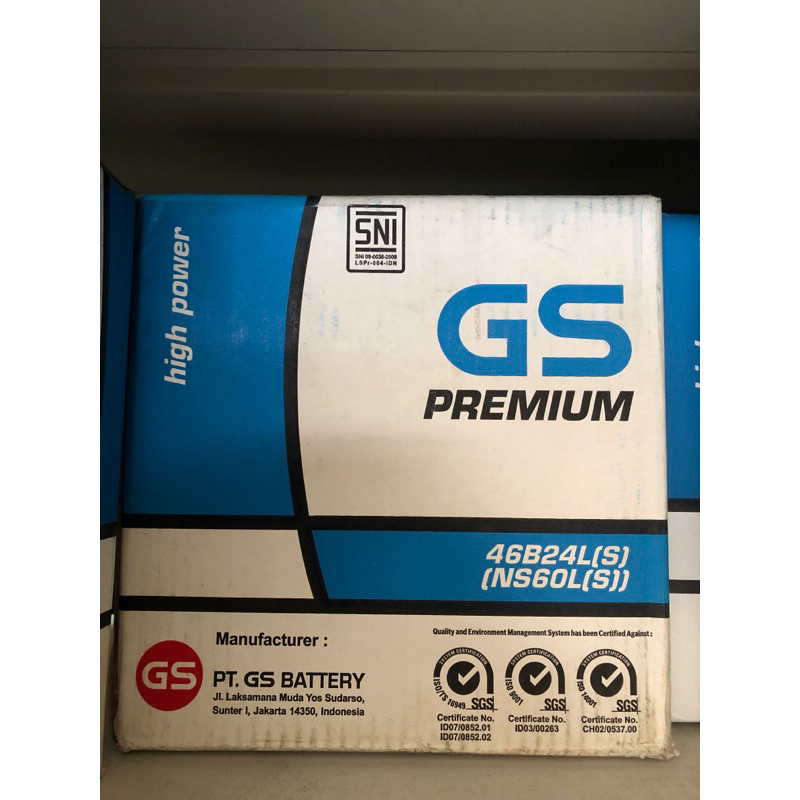 Jual AKI MOBIL GS ASTRA PREMIUM NS60LS (BASAH) | Shopee Indonesia