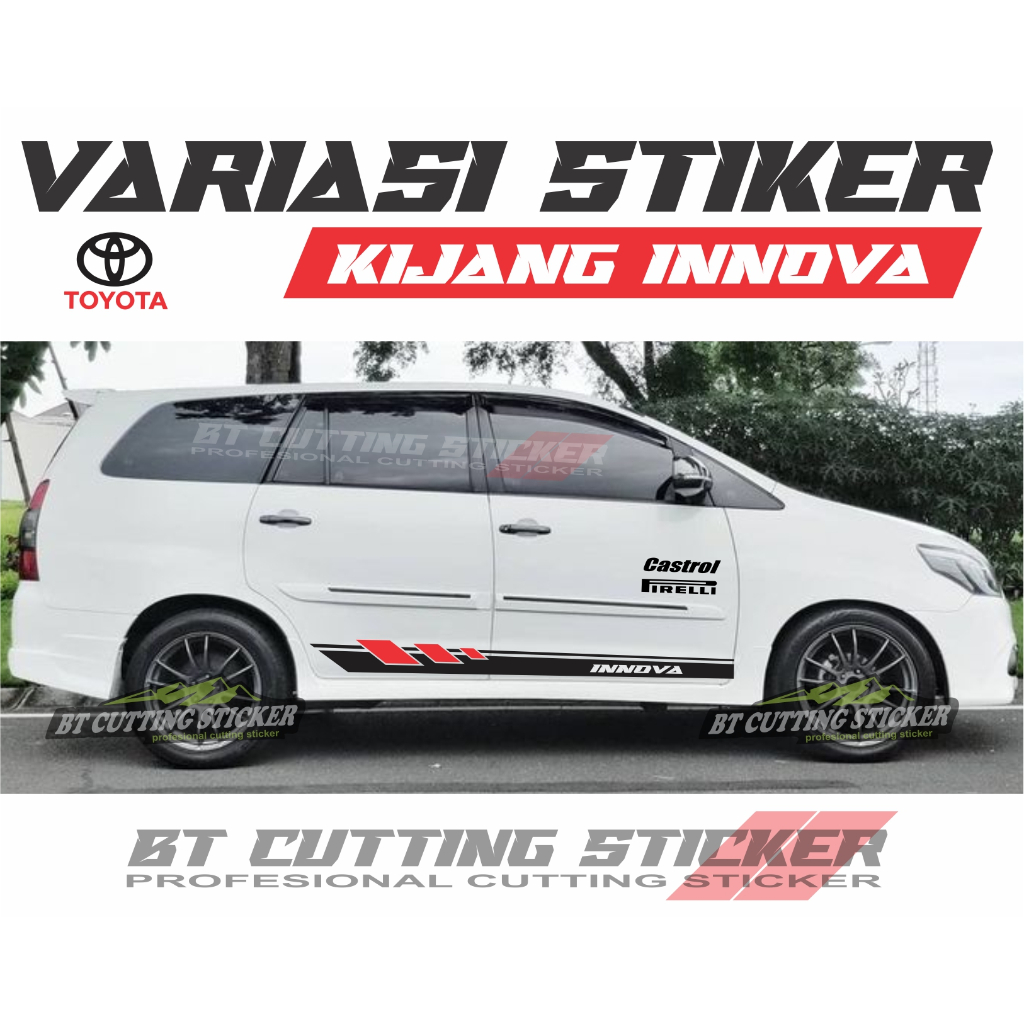 Jual IN31 stiker kijang innova stiker toyota innova sticker mobil ...