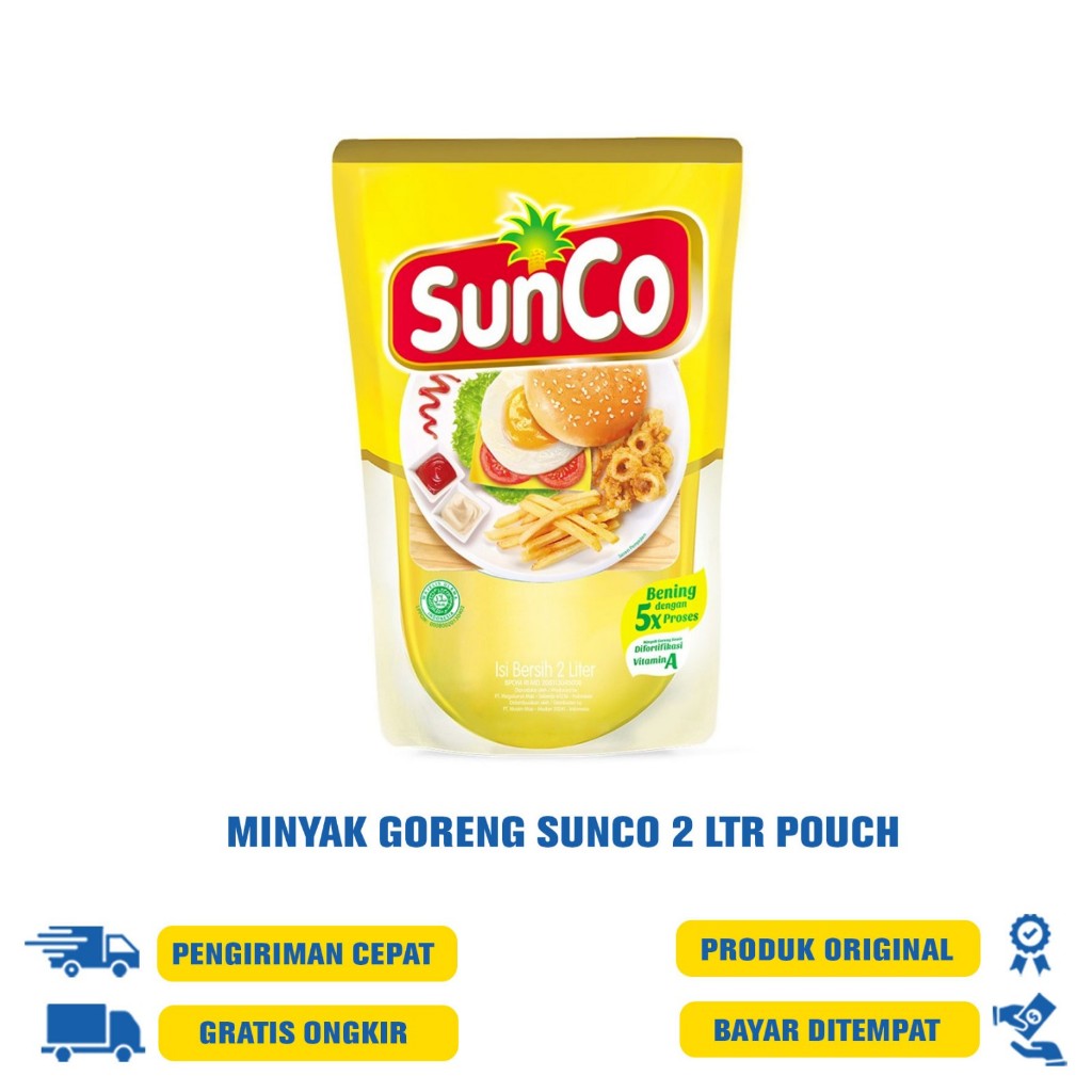 Jual Sunco Minyak Goreng Pouch 1Lt/2Lt | Botol 1Lt/2lt | Shopee Indonesia