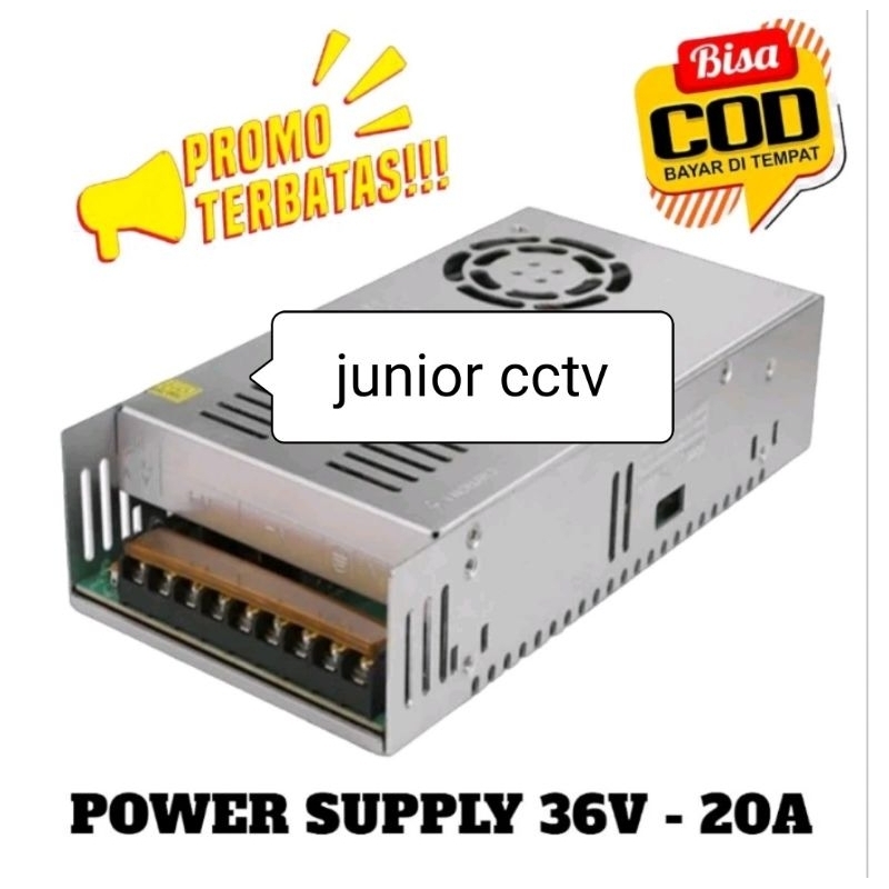Jual POWER SUPLY SUPPLY SUPLAY 36V 20A ADA KIPAS | Shopee Indonesia