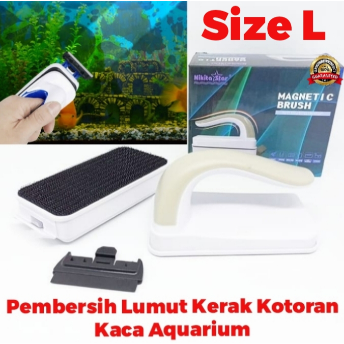 Jual Magnetic Brush FLOATING Size L - Sikat Magnet Pembersih Kaca ...