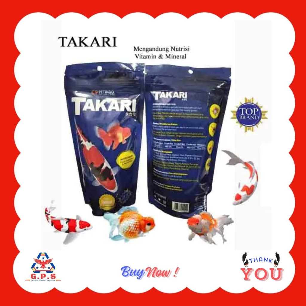 Jual Pakan ikan takari 250g Cocok Untuk Ikan Mas Koki Cupang Koi ...