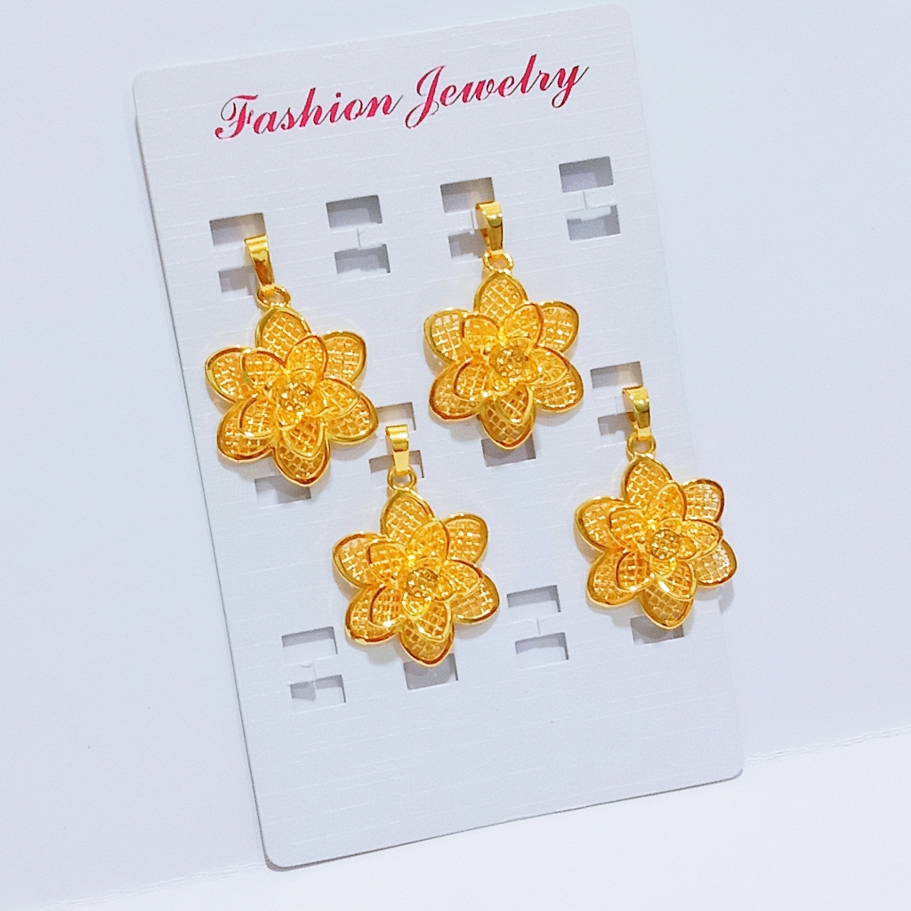 Jual LID65 Grosir Liontin Kendari Gold 24k Lapis Emas Diameter 2,5 cm ...