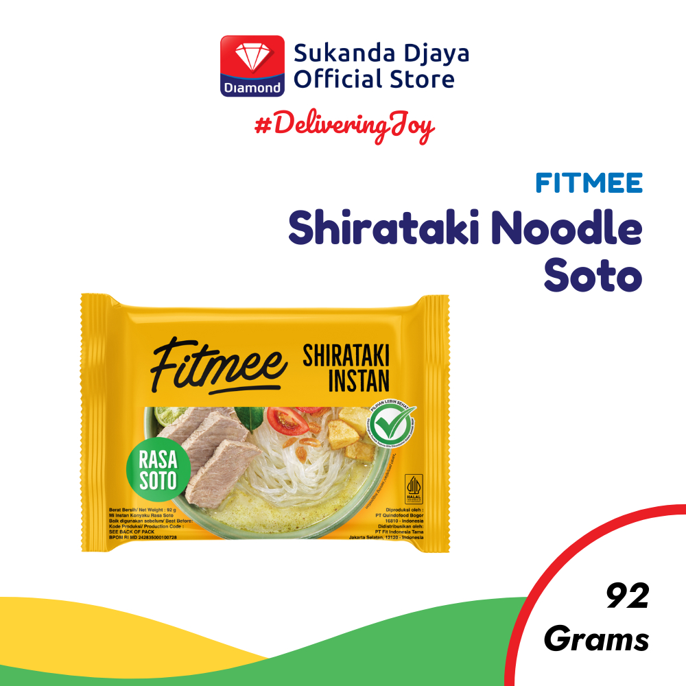 Jual Fitmee Mie Instan Sehat Shirataki Soto Gluten Free 92 Gr | Shopee ...