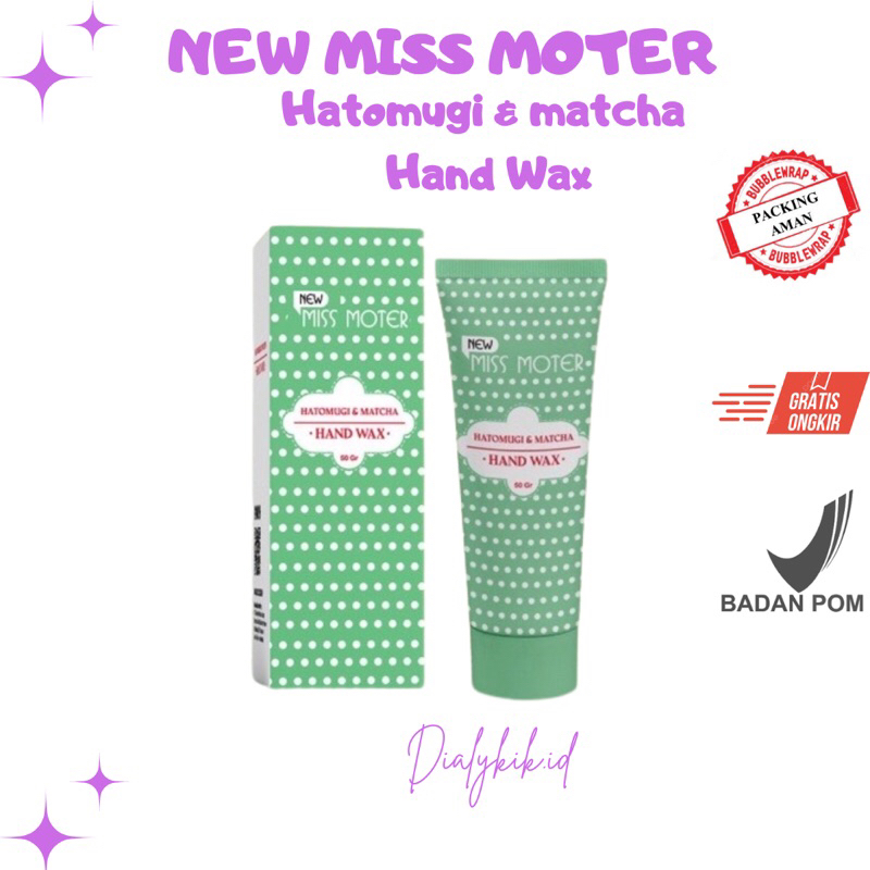 Jual Miss Moter Matcha & Milk Hand Wax by SYB (WAJIB ADD BUBBLE ...