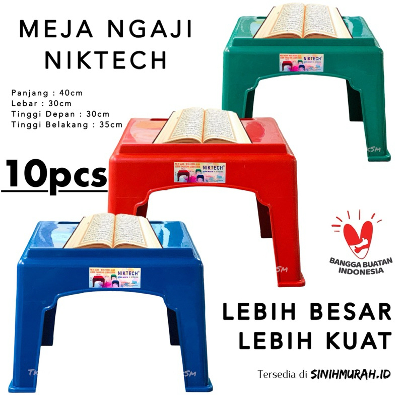 Jual [PAKET 10pcs] Meja Ngaji NIKTECH ukuran BESAR | Shopee Indonesia