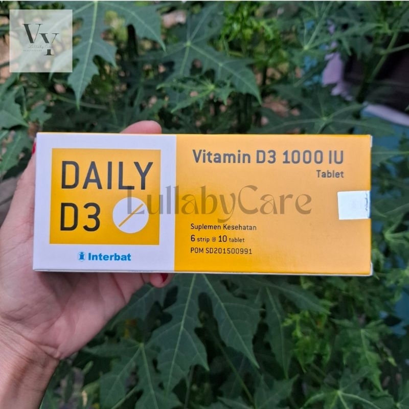 Jual Daily D3 1000 IU 1 box(6strips @10tabs) | Shopee Indonesia