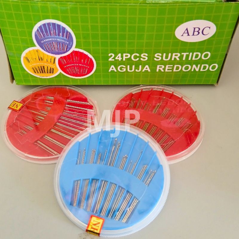Jual Jarum jahit set piringan merk ABC kotak hijau | Shopee Indonesia