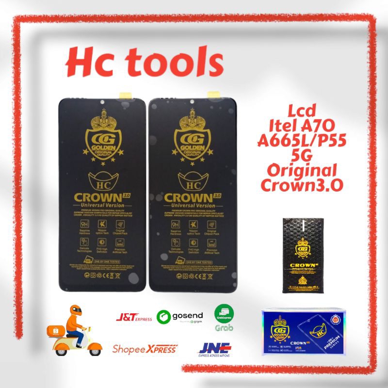 Jual LCD TOUCHSCREEN ITEL A70 A665L/P55 5G/A662L/A662LN/SPARK 10 5G/Ki8 ...