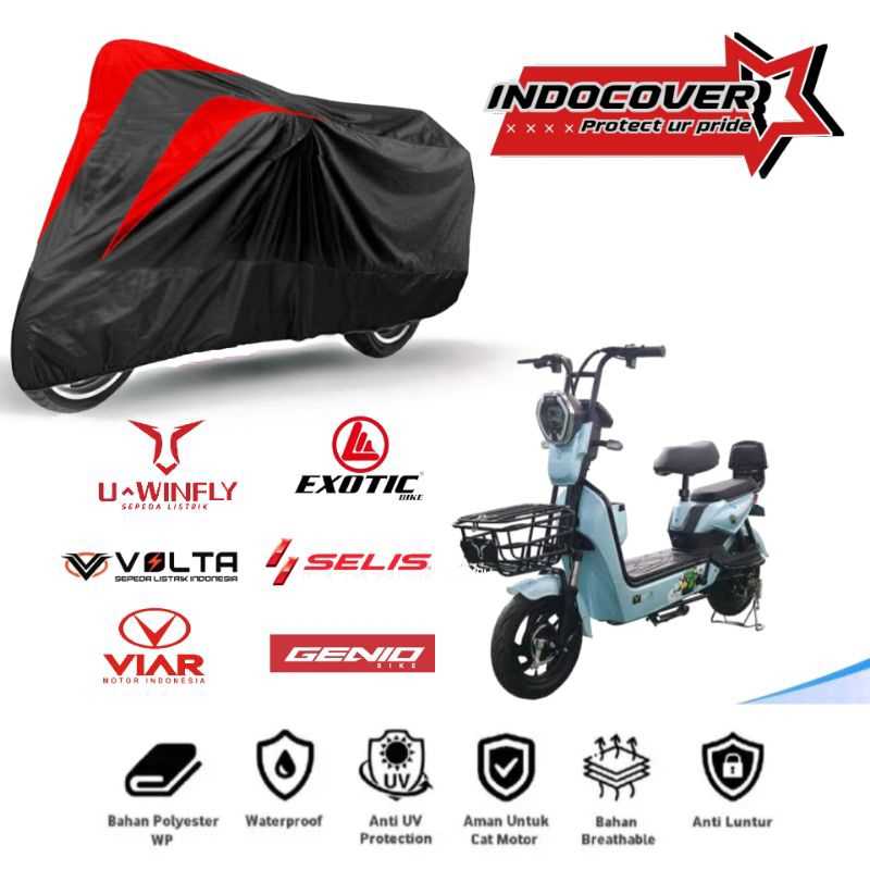 Jual COVER SEPEDA LISTRIK OUTDOOR, SELIMUT SEPEDA LISTRIK, SARUNG ...