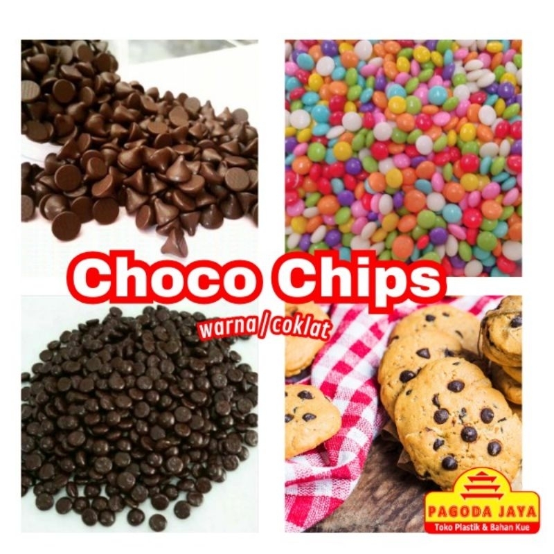 Jual Choco Chip Kerucut,Coklat Bulat,Warna Bulat / Coklat Chip Kerucut ...