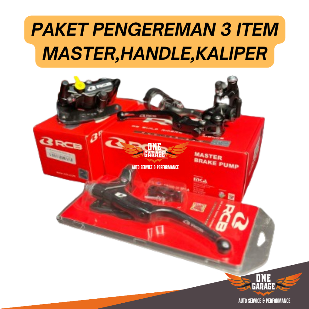 Jual Paket RCB S1 Master Rem Handle Kaliper RCB S1 Full Black Single ...