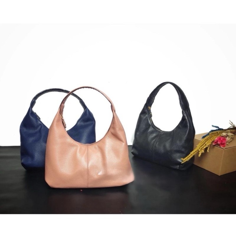 Jual tas kulit sapi tas hobo tas selempang wanita | Shopee Indonesia