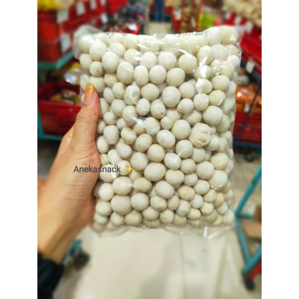 Jual KACANG ATOM PUTIH 500 GRAM | KACANG SUKRO PUTIH | KACANG ATOM ...