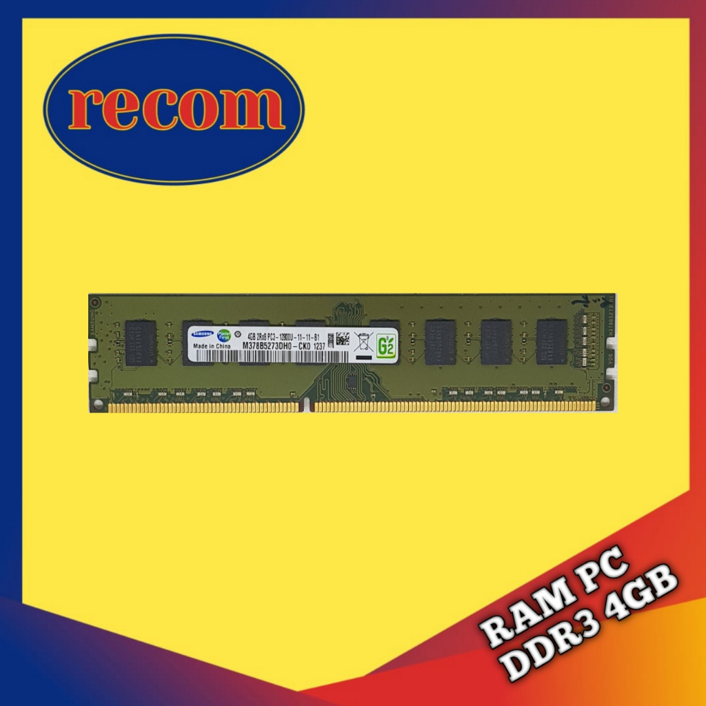 Jual MEMORY RAM DDR3 4GB MERK SAMSUNG PC10600 / PC12800 | Shopee Indonesia