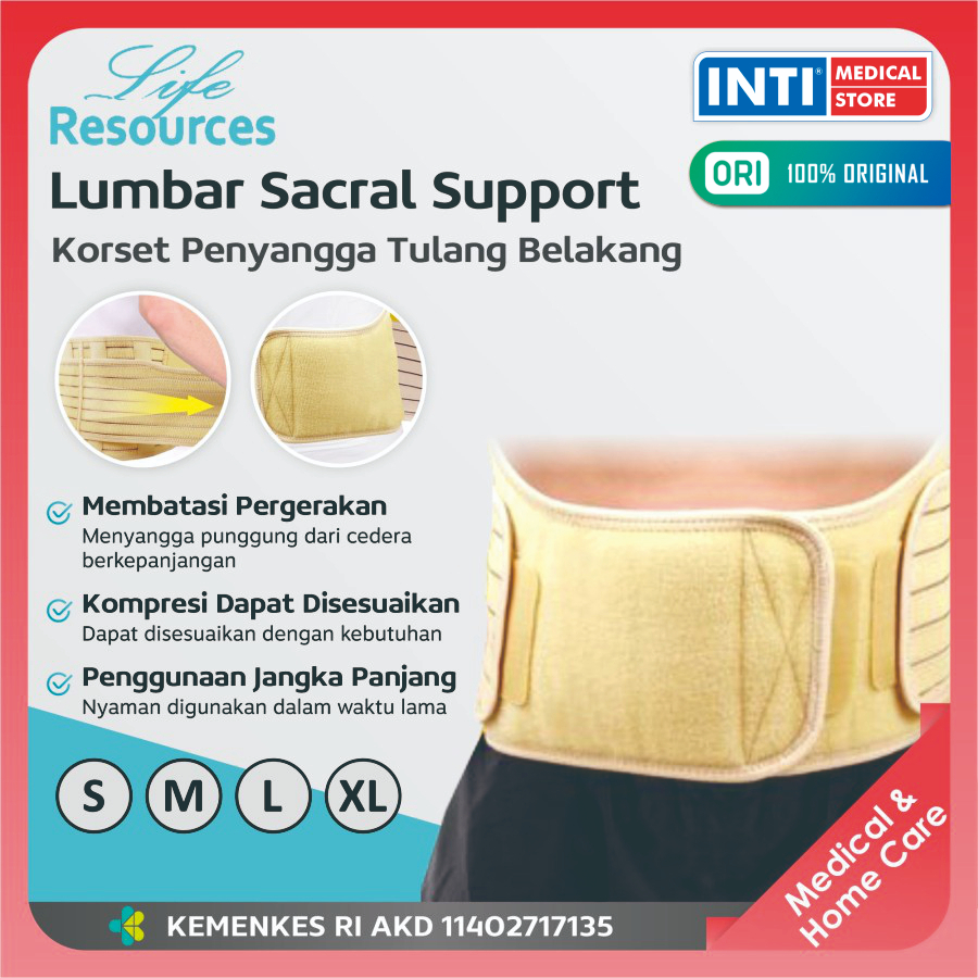 Jual Life Resource | Double Lumbar Sacra Side Pull | Lumbar Support ...