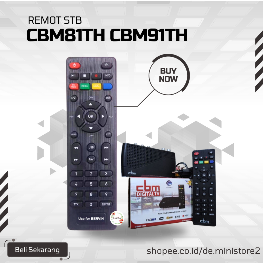 Jual Remote STB CBM CBM81TH CBM91TH Original | Shopee Indonesia