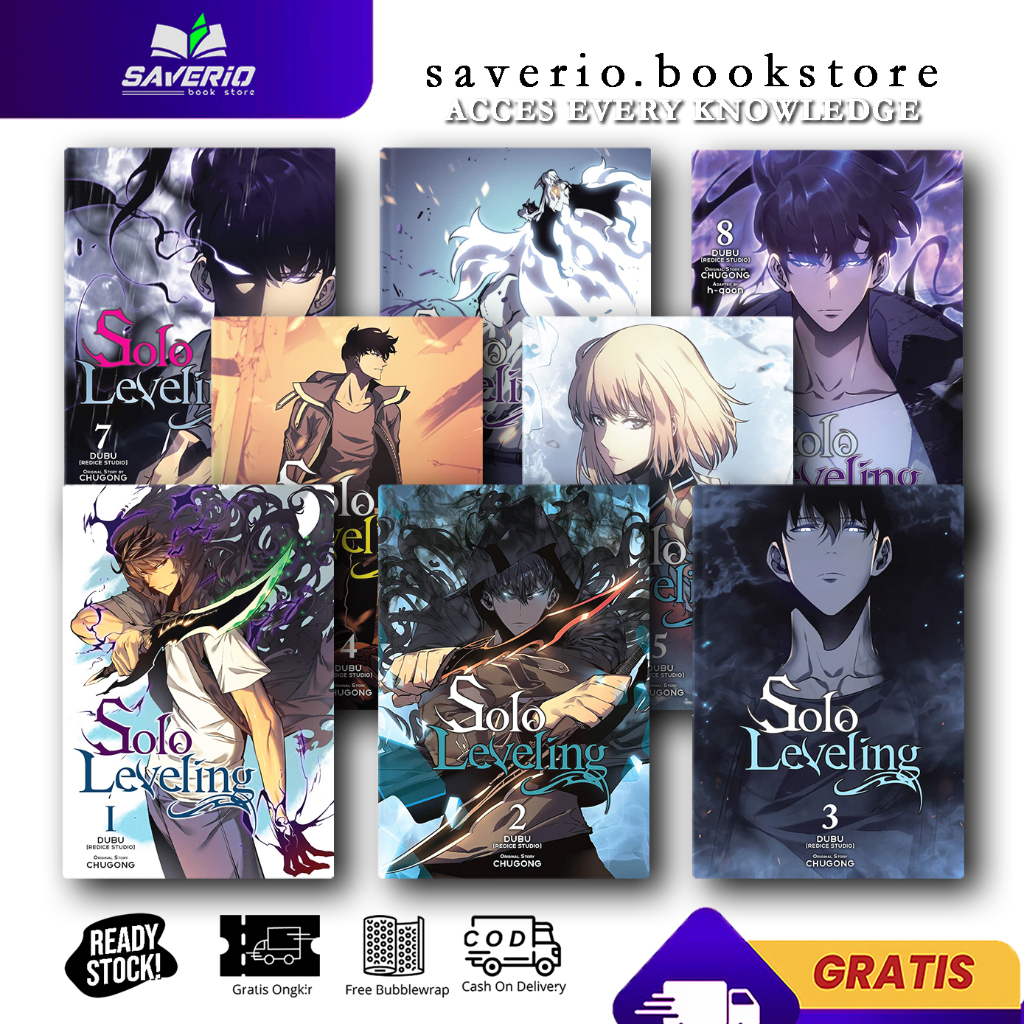 Jual (English) KOMIK Solo Leveling Vol 1-8 by Chugong | Shopee Indonesia