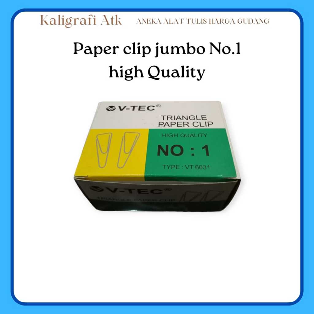 Jual Paper clip no. 1 no.3 no.5 V-TEC | Shopee Indonesia