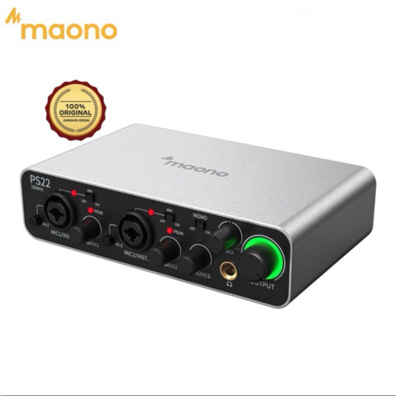 Jual Maono AU-PS22 USB Audio Interface for Recording,Music,Production ...