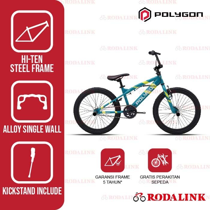 Jual Polygon Sepeda Anak 20" BMX Hustle | BMX Junior 20" | Shopee Indonesia