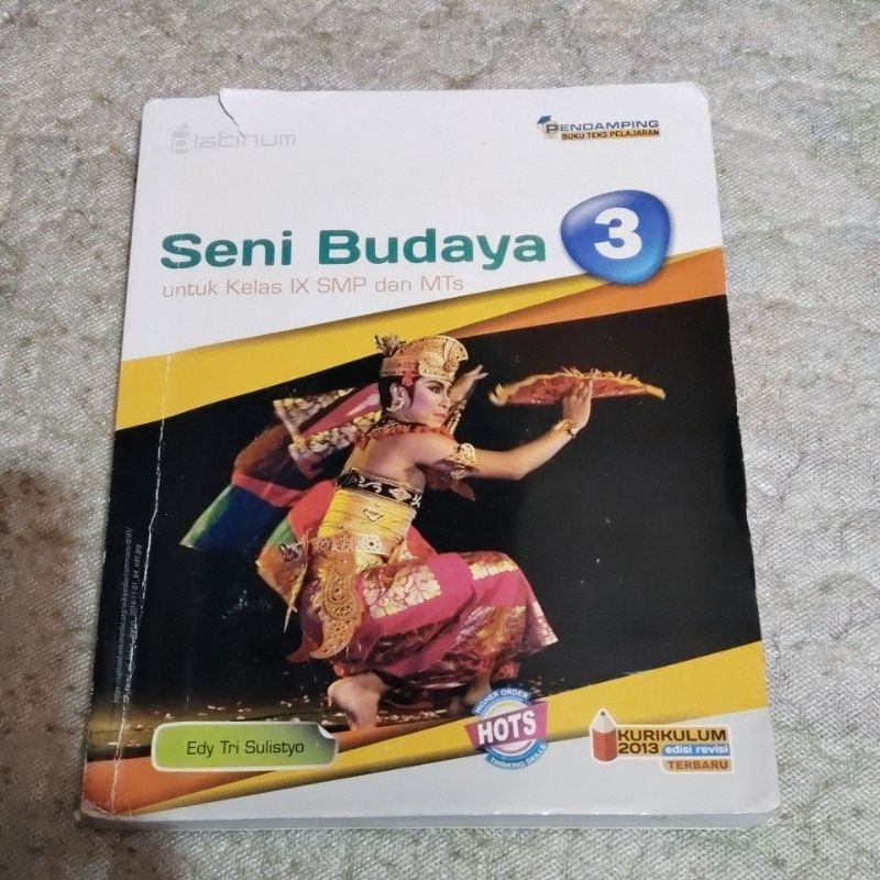 Jual BUKU ORI SENI BUDAYA KELAS 3 SMP PENERBIT PLATINUM | Shopee Indonesia