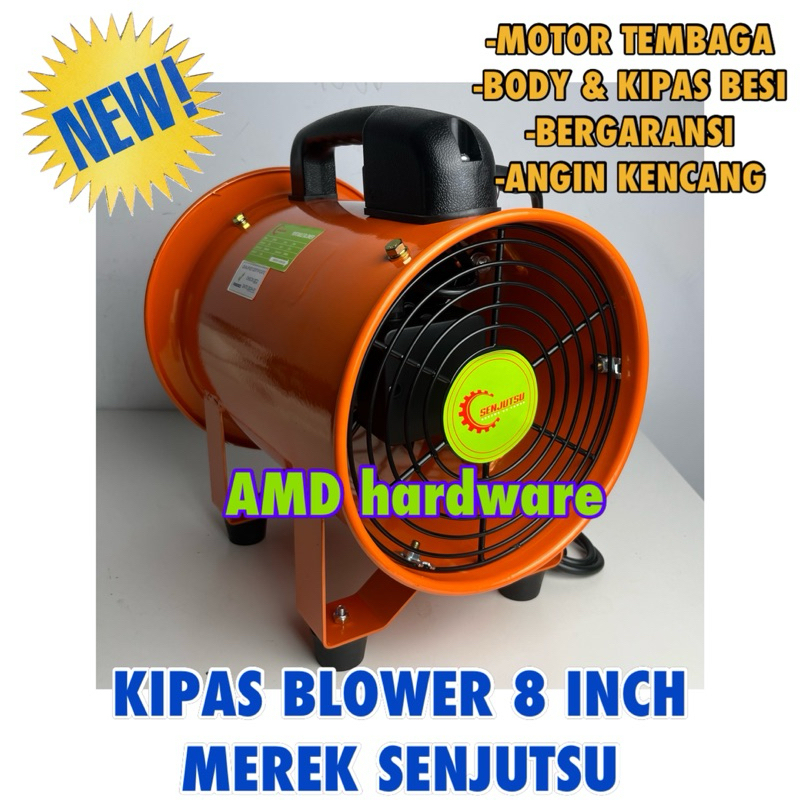 Jual Kipas Angin Blower 8 inch Exhaust Fan Portable Ventilator 8in inci Yamamax SENJUTSU Mesin ...