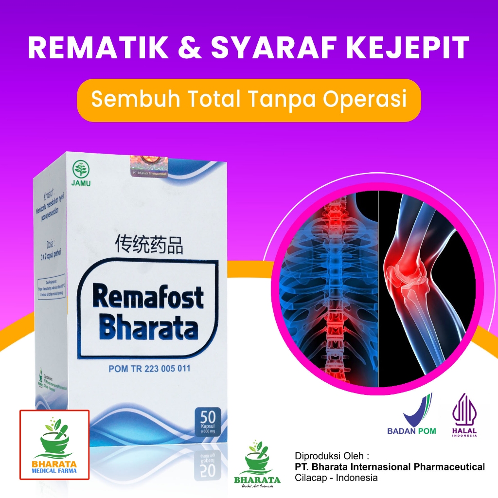 Jual Obat Herbal Rematik - Syaraf Kejepit - Sakit Persendian - Remafost ...