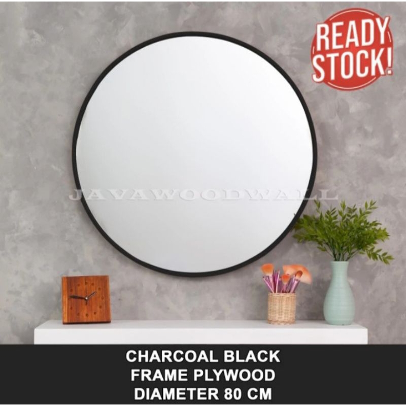 Jual Cermin Bulat Diameter 80 Cm | Cermin Dinding Bulat | Cermin Make ...