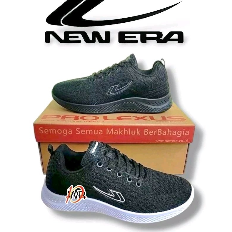 Jual SEPATU NEW ERA HITAM PUTIH & FULL HITAM 37-43 ORIGINAL | Shopee ...
