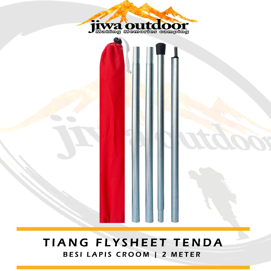 Jual Berkualitas Tinggi Tiang Flysheet Single Pole Ultralight Bivak set ...