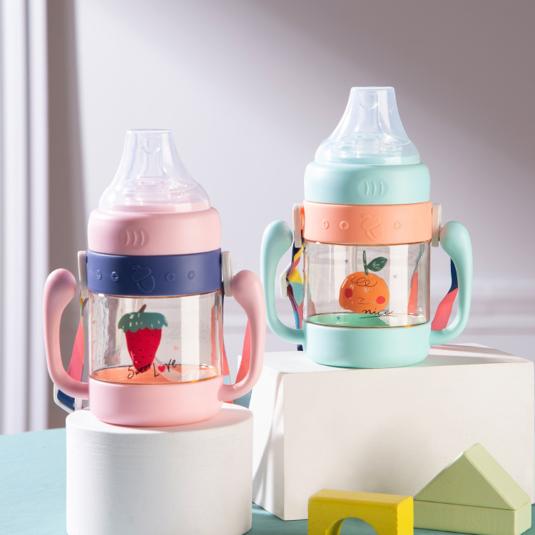 Jual Botol Minum Dot Anak Bayi Viral 340 ML Training Cup Baby Botol Air ...