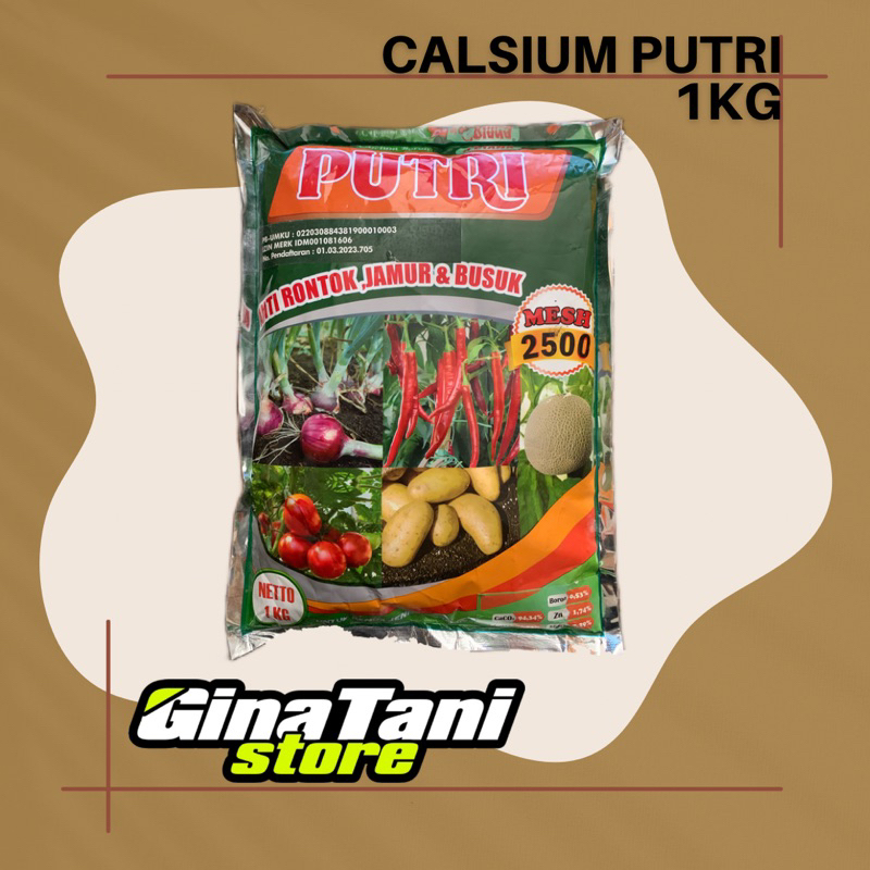 Jual PUPUK KALSIUM PUTRI MESH 2500 MENCEGAH RONTOK JAMUR DAN BUSUK PADA ...
