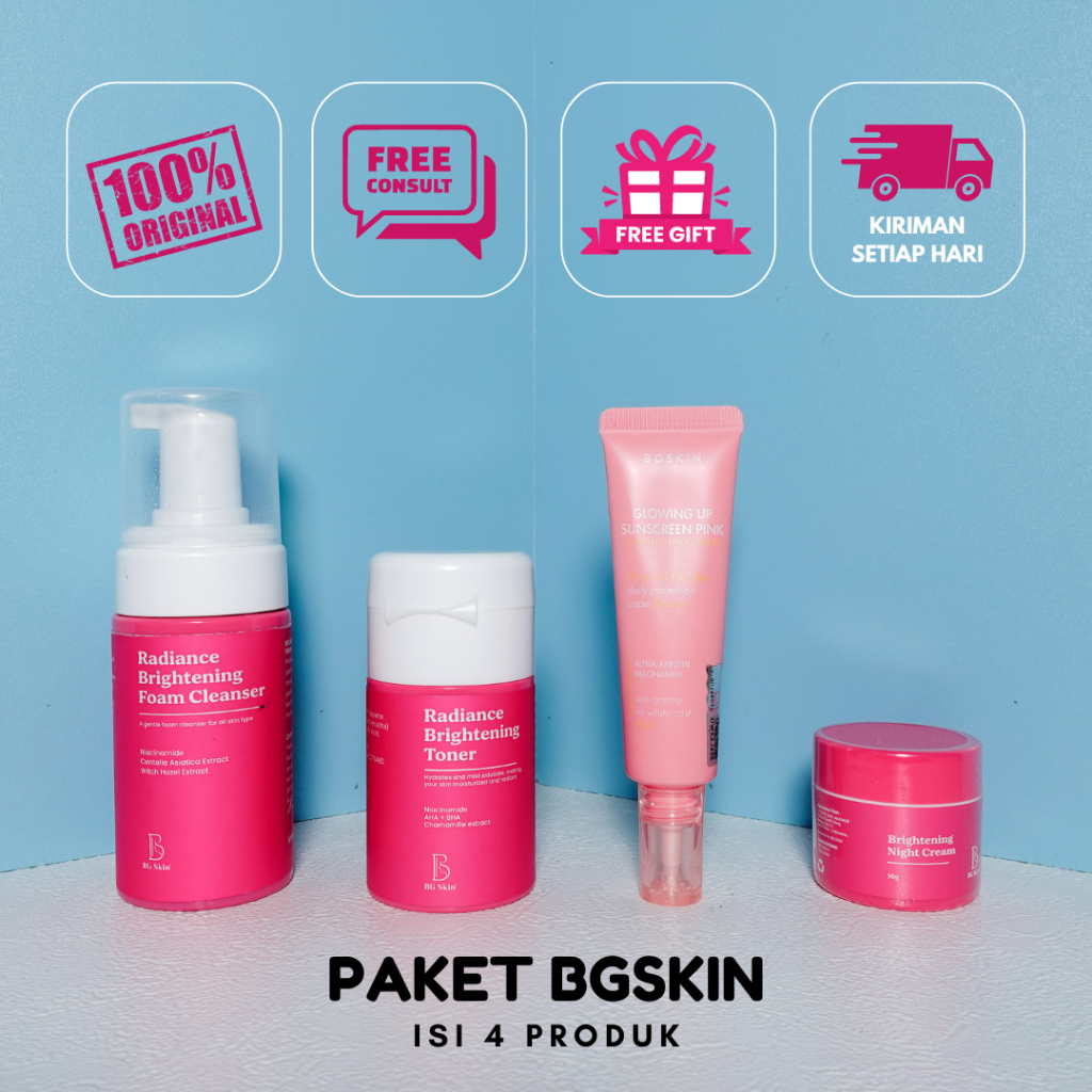 Jual BG SKIN PAKET SKINCARE ISI 4 PRODUK | Shopee Indonesia