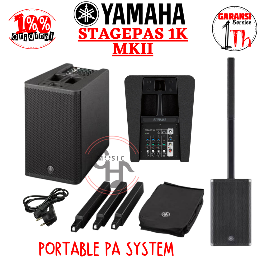 Jual Yamaha STAGEPAS 1K MKII Speaker Portable Pa System Stagepas 1K MK2 | Shopee Indonesia