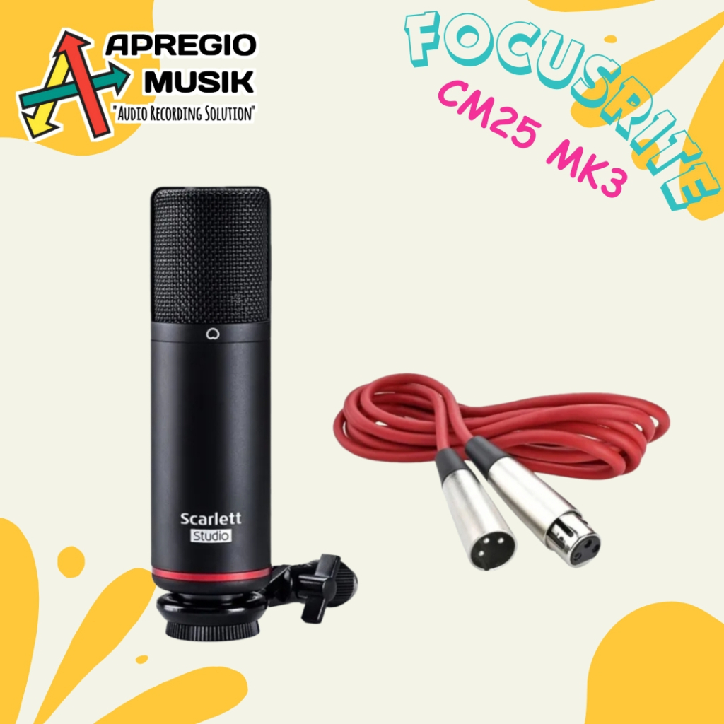 Jual FOCUSRITE SCARLETT STUDIO CM25 3rd CM 25 MK3 MKIII MIC CONDENSER ...