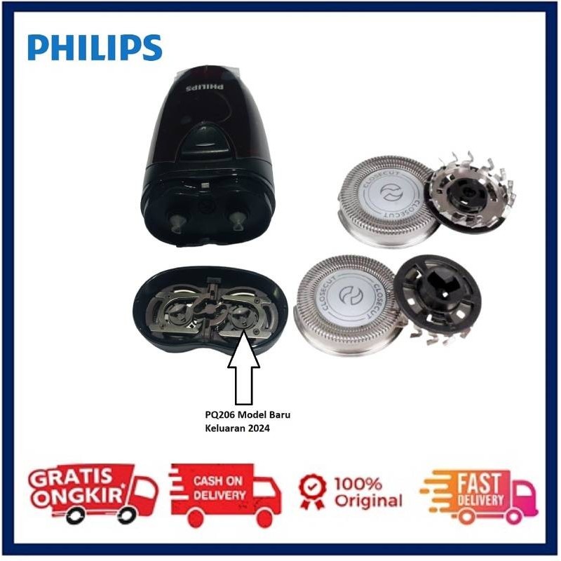 Jual Philips Mata Pisau RQ32 untuk Shaver PQ206 / AT600 2 Pcs - Model ...
