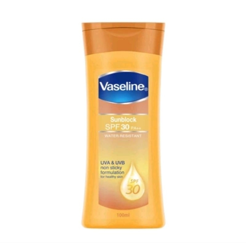 Jual Vaseline Sunblock SPF 30 PA++ Water Resistant 100ml | Shopee Indonesia
