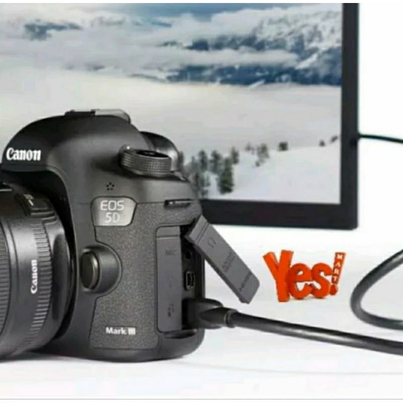 Jual Kabel HDMI untuk Kamera Canon EOS R RP 650D 1100D M3 M10 | Shopee ...